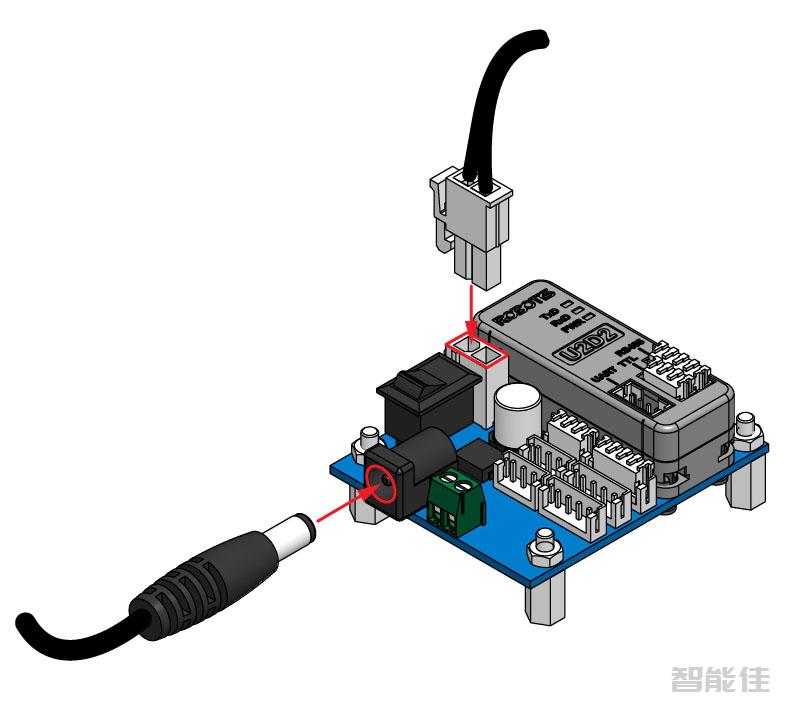 Dynamixel系列电路板-U2D2 Power Hub _智能佳机器人知识社区
